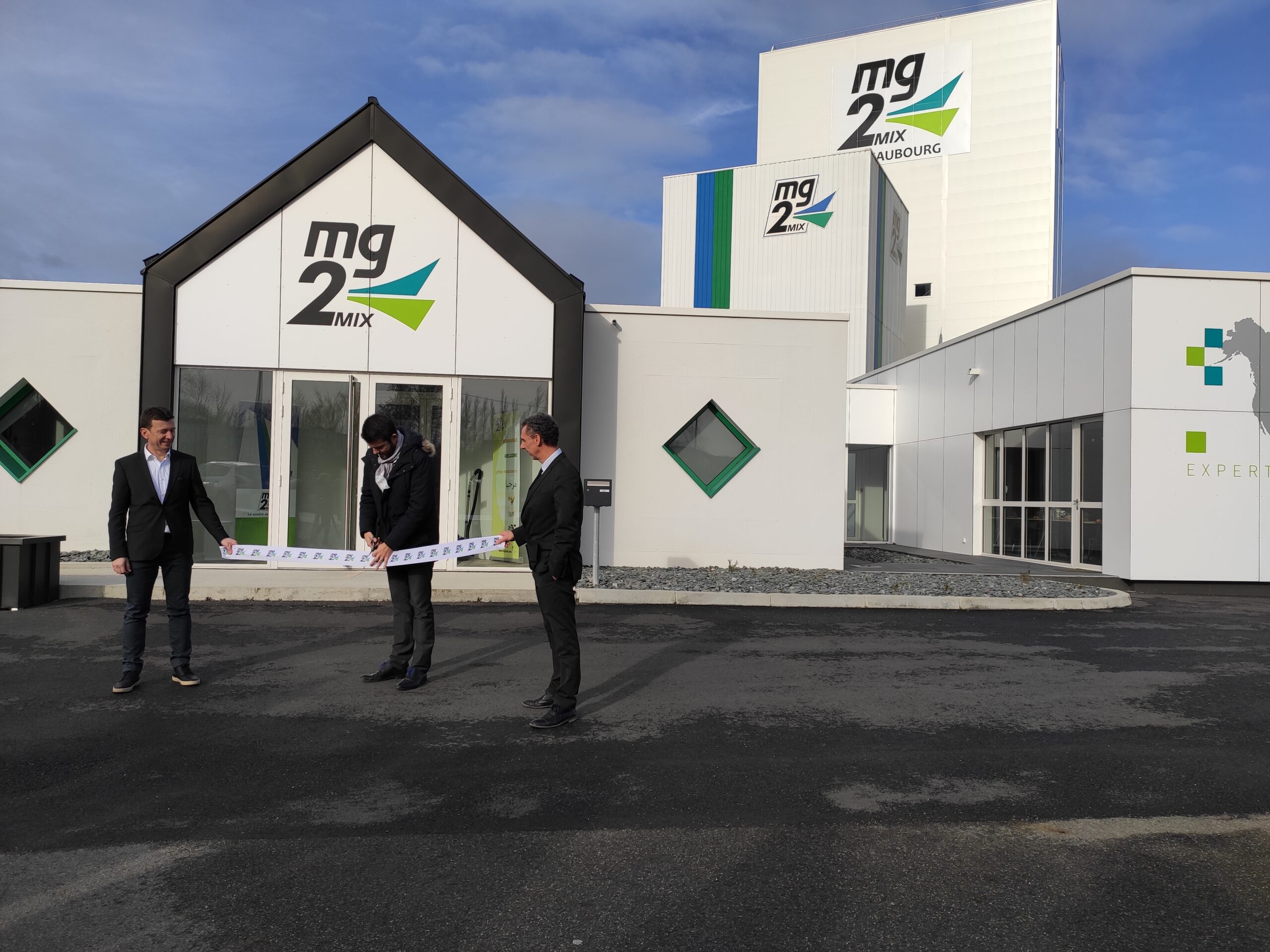 Inauguration of a second production line - MG2MIX
